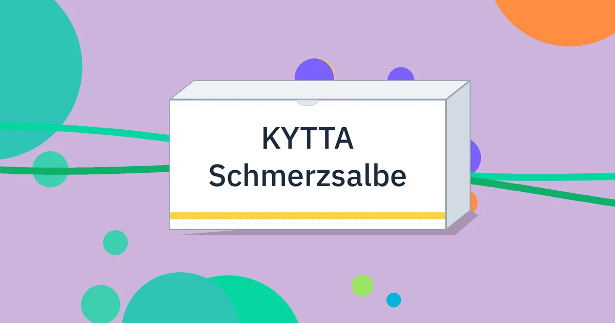 Symbolbild: Packung mit der Aufschrift KYTTA Schmerzsalbe (PZN 10832865) – Verfügbarkeit und Bezug in Apotheken in Frankfurt am Main