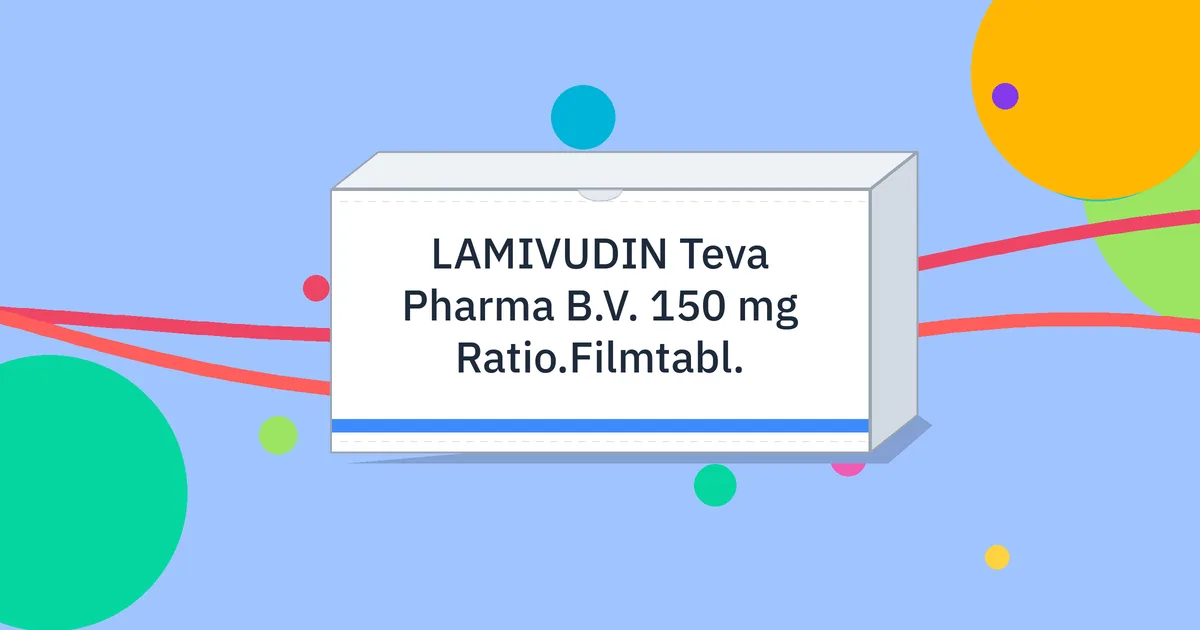 Symbolbild: Packung mit der Aufschrift LAMIVUDIN Teva Pharma B.V. 150 mg Ratio.Filmtabl. (PZN 04703974) – Verfügbarkeit und Bezug in Apotheken in Frankfurt am Main