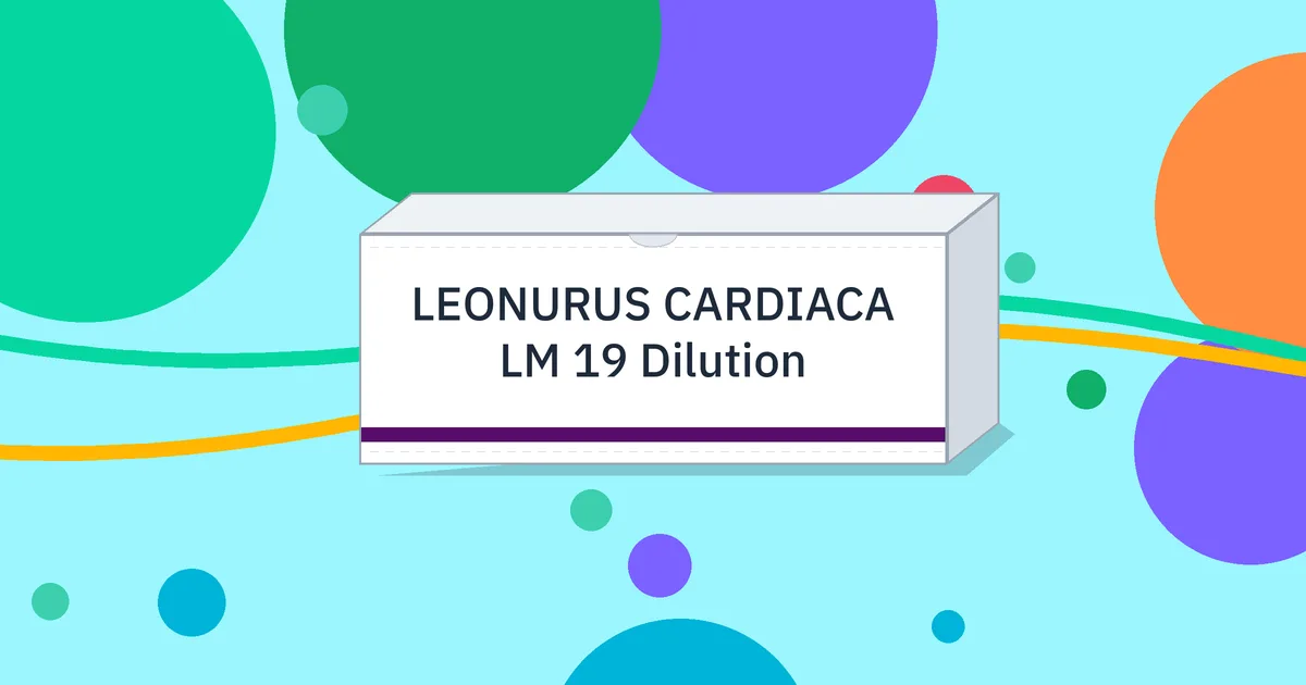Symbolbild: Packung mit der Aufschrift LEONURUS CARDIACA LM 19 Dilution (PZN 13525980) – Verfügbarkeit und Bezug in Apotheken in Frankfurt am Main