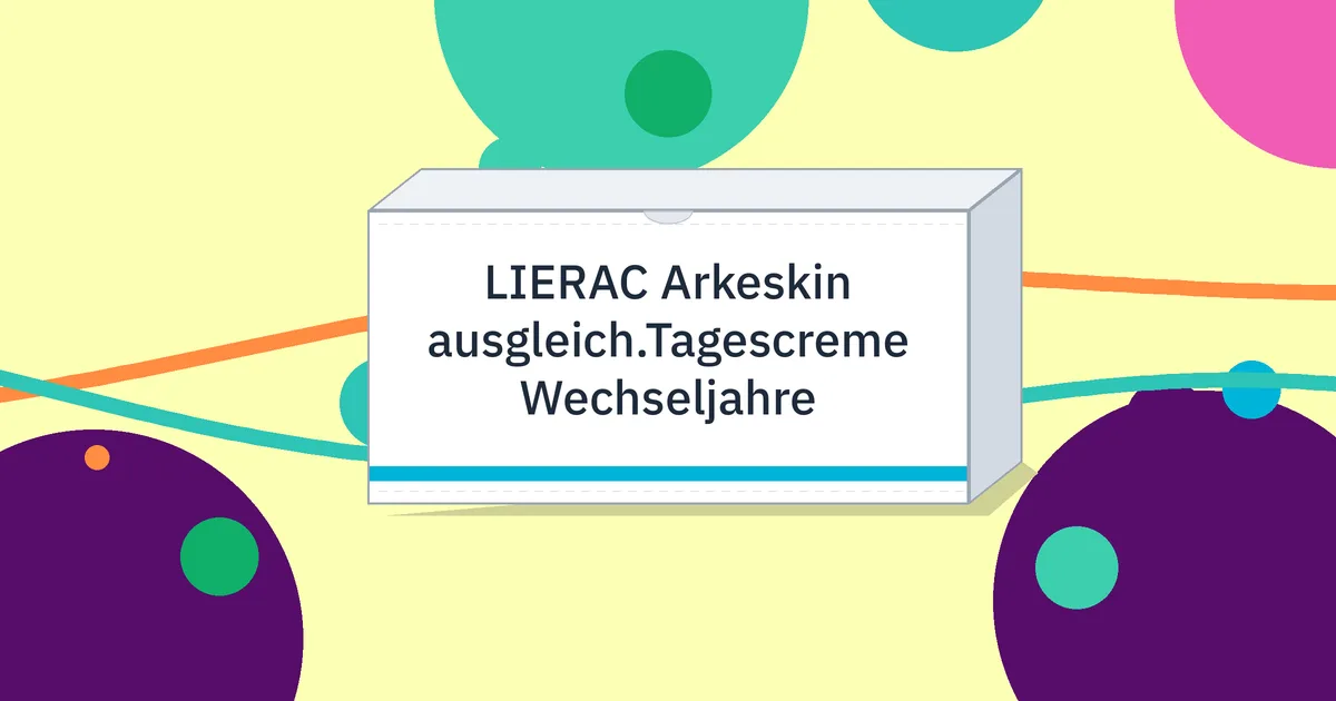 Symbolbild: Packung mit der Aufschrift LIERAC Arkeskin ausgleich.Tagescreme Wechseljahre (PZN 16876970) – Verfügbarkeit und Bezug in Apotheken in Frankfurt am Main