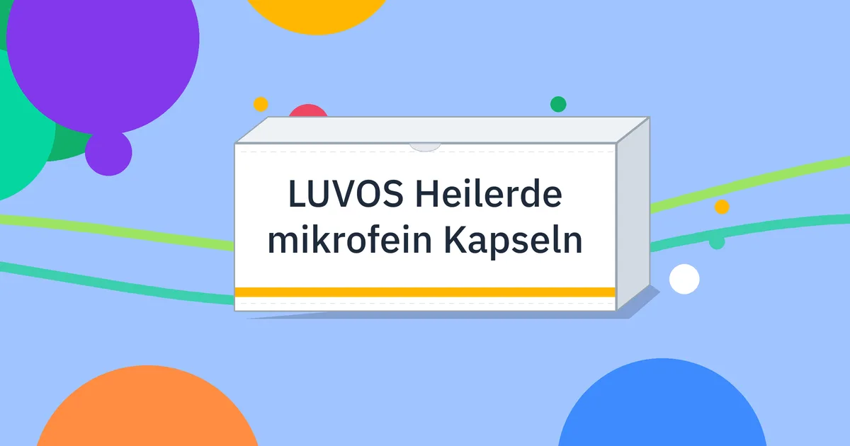 Symbolbild: Packung mit der Aufschrift LUVOS Heilerde mikrofein Kapseln (PZN 09428372) – Verfügbarkeit und Bezug in Apotheken in Frankfurt am Main