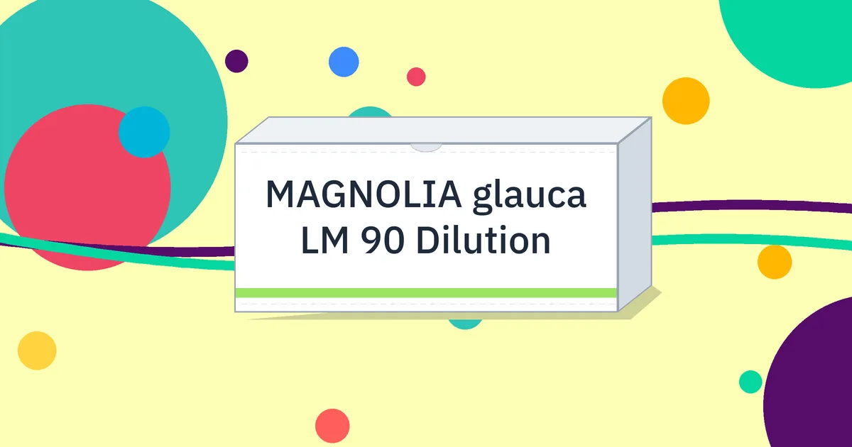 Symbolbild: Packung mit der Aufschrift MAGNOLIA glauca LM 90 Dilution (PZN 13539700) – Verfügbarkeit und Bezug in Apotheken in Frankfurt am Main