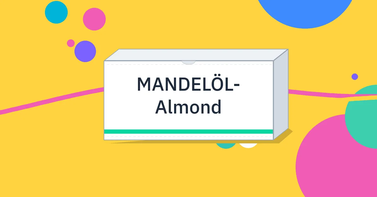 Symbolbild: Packung mit der Aufschrift MANDELÖL-Almond (PZN 19264109) – Verfügbarkeit und Bezug in Apotheken in Frankfurt am Main