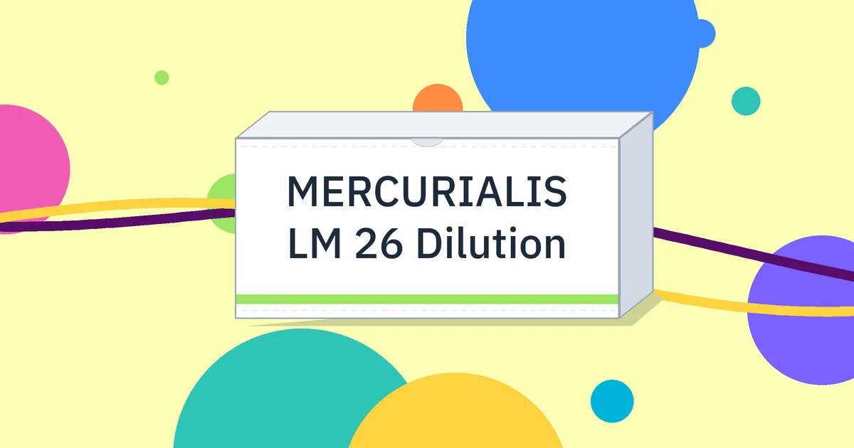 Symbolbild: Packung mit der Aufschrift MERCURIALIS LM 26 Dilution (PZN 12947992) – Verfügbarkeit und Bezug in Apotheken in Frankfurt am Main