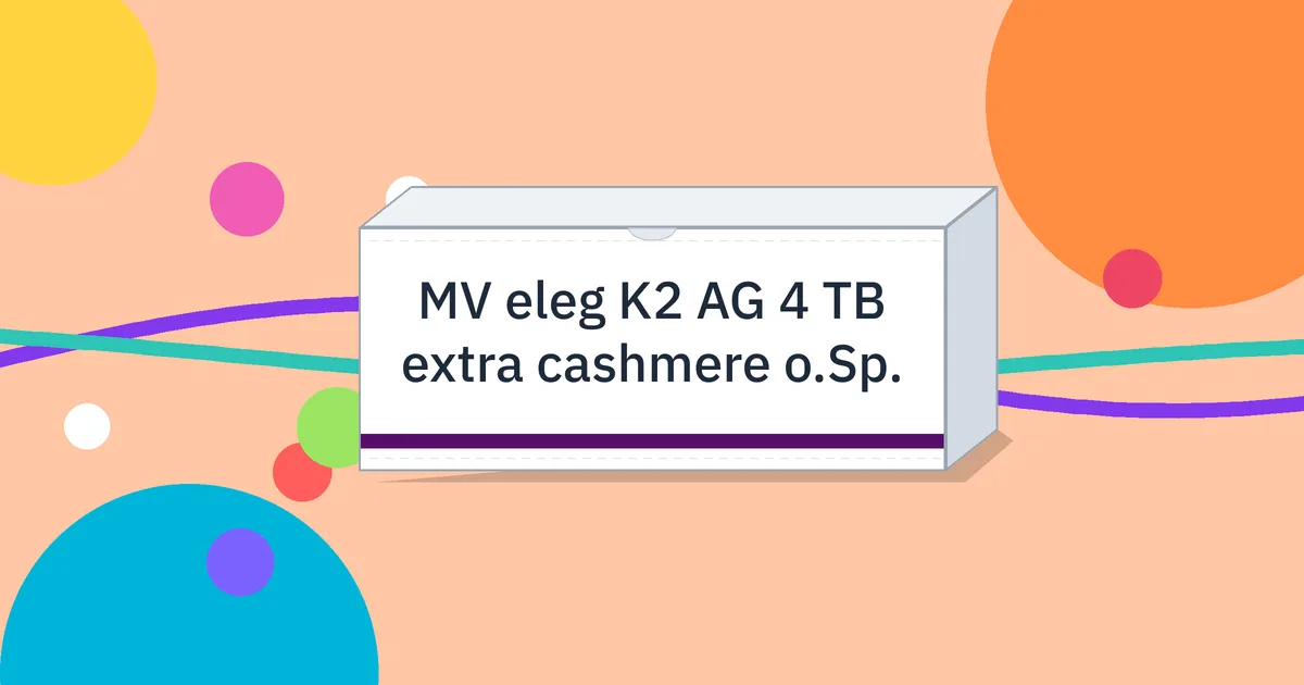 Symbolbild: Packung mit der Aufschrift MV eleg K2 AG 4 TB extra cashmere o.Sp. (PZN 14677947) – Verfügbarkeit und Bezug in Apotheken in Frankfurt am Main