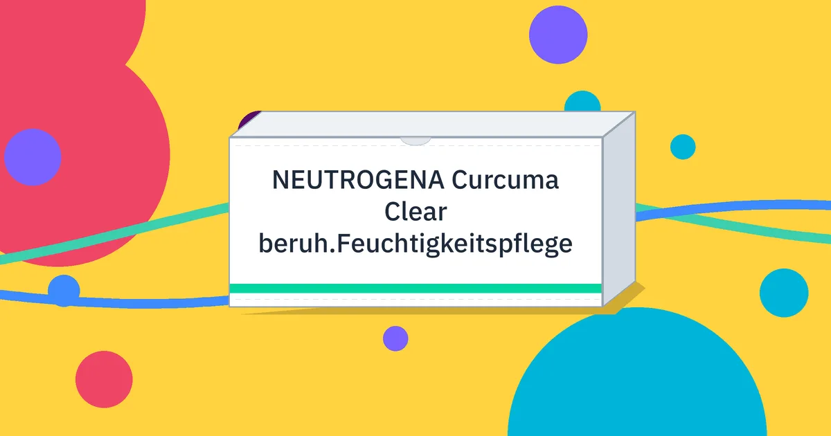 Symbolbild: Packung mit der Aufschrift NEUTROGENA Curcuma Clear beruh.Feuchtigkeitspflege (PZN 16734684) – Verfügbarkeit und Bezug in Apotheken in Frankfurt am Main