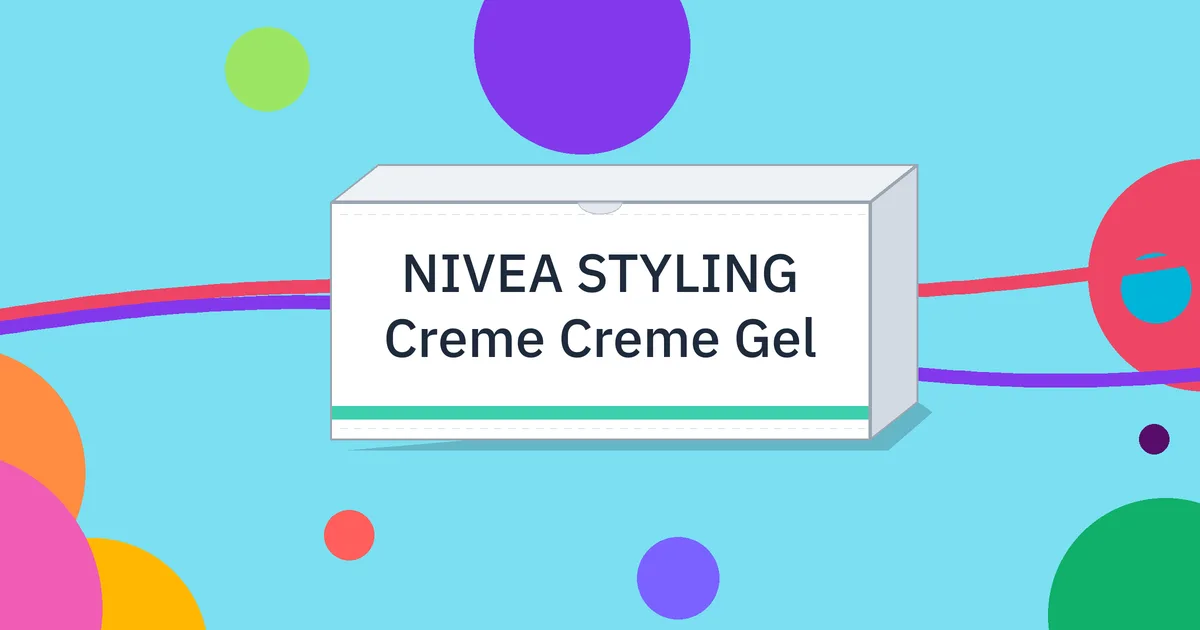 Symbolbild: Packung mit der Aufschrift NIVEA STYLING Creme Creme Gel (PZN 11326934) – Verfügbarkeit und Bezug in Apotheken in Frankfurt am Main