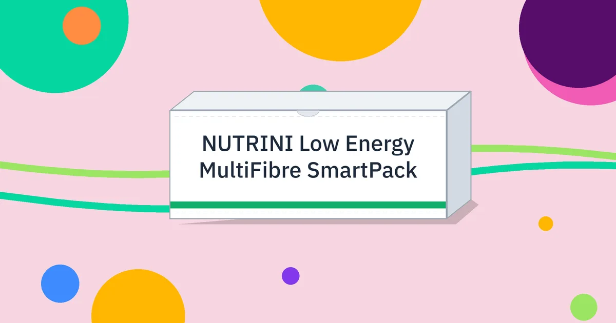 Symbolbild: Packung mit der Aufschrift NUTRINI Low Energy MultiFibre SmartPack (PZN 14133093) – Verfügbarkeit und Bezug in Apotheken in Frankfurt am Main