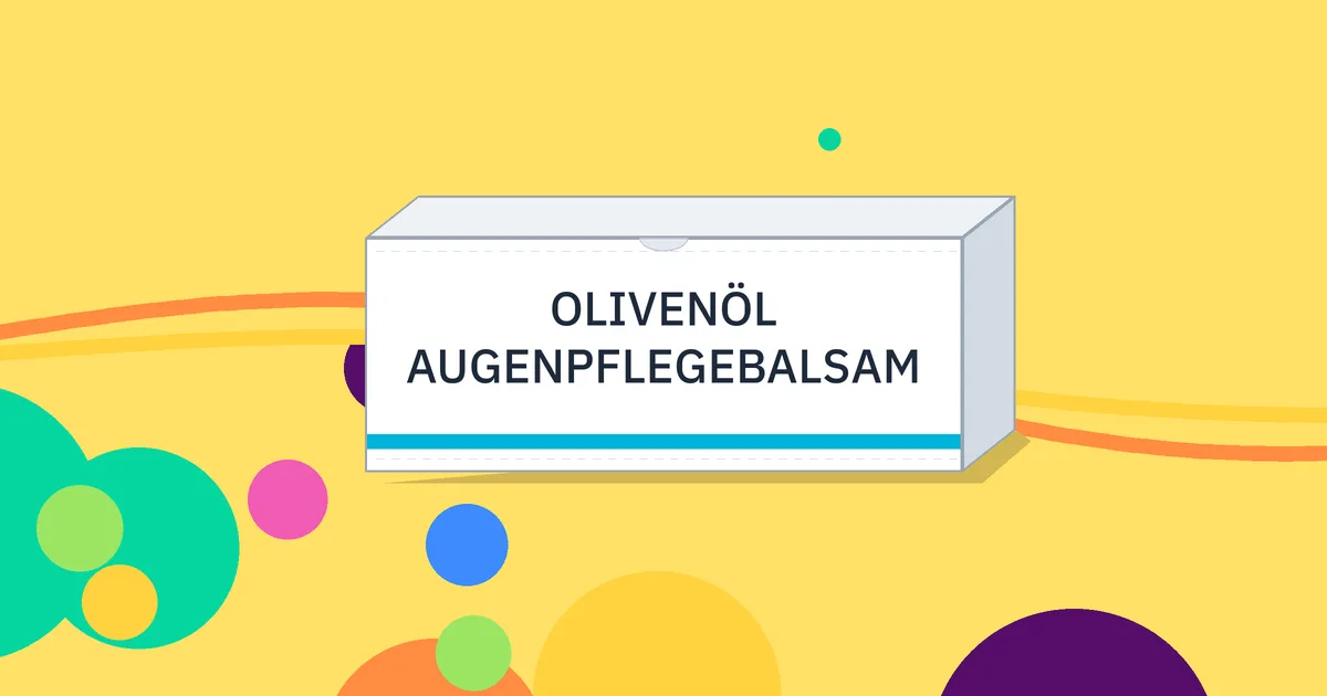 Symbolbild: Packung mit der Aufschrift OLIVENÖL AUGENPFLEGEBALSAM (PZN 07237722) – Verfügbarkeit und Bezug in Apotheken in Frankfurt am Main