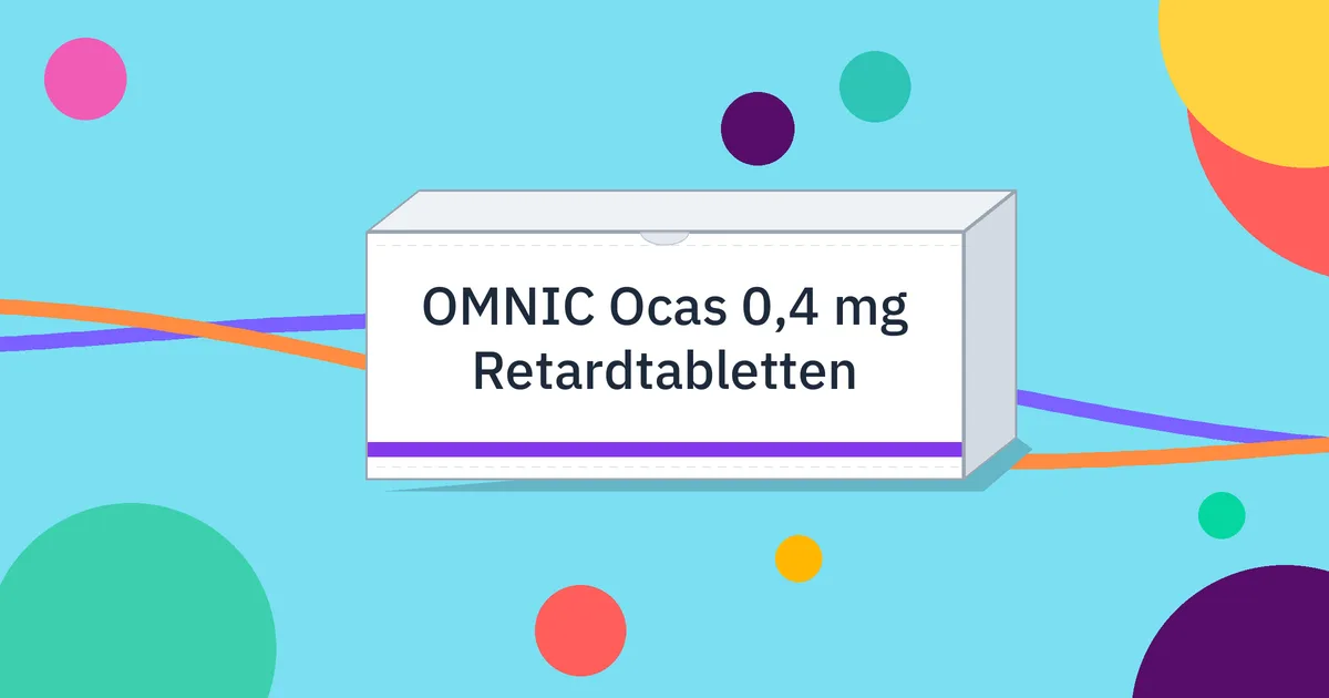 Symbolbild: Packung mit der Aufschrift OMNIC Ocas 0,4 mg Retardtabletten (PZN 17572522) – Verfügbarkeit und Bezug in Apotheken in Frankfurt am Main