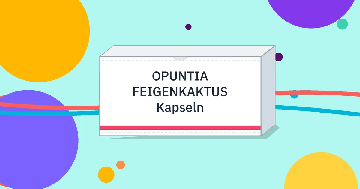 Symbolbild: Packung mit der Aufschrift OPUNTIA FEIGENKAKTUS Kapseln (PZN 01541376) – Verfügbarkeit und Bezug in Apotheken in Frankfurt am Main