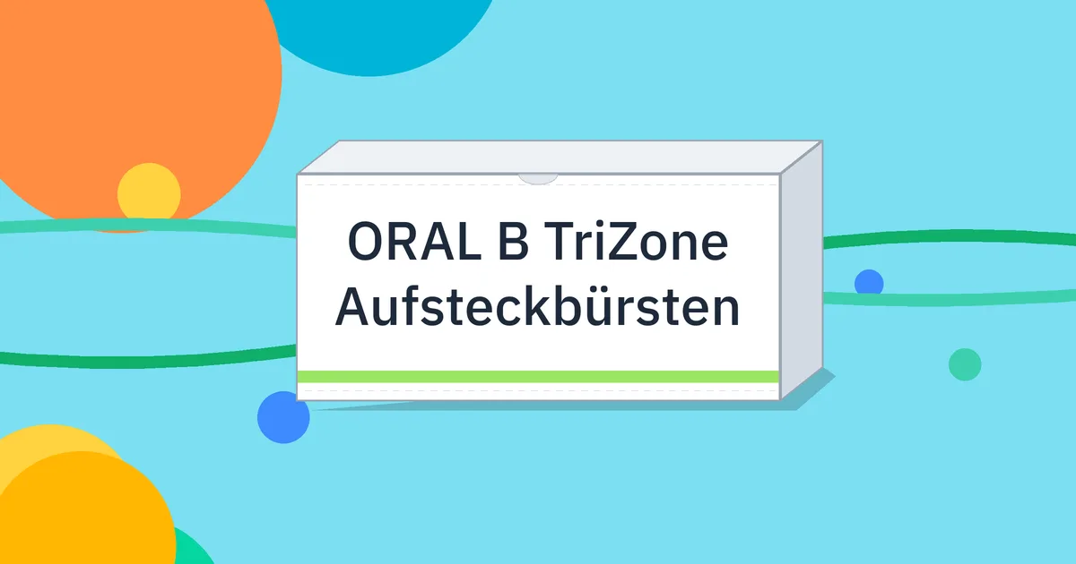 Symbolbild: Packung mit der Aufschrift ORAL B TriZone Aufsteckbürsten (PZN 11006069) – Verfügbarkeit und Bezug in Apotheken in Frankfurt am Main