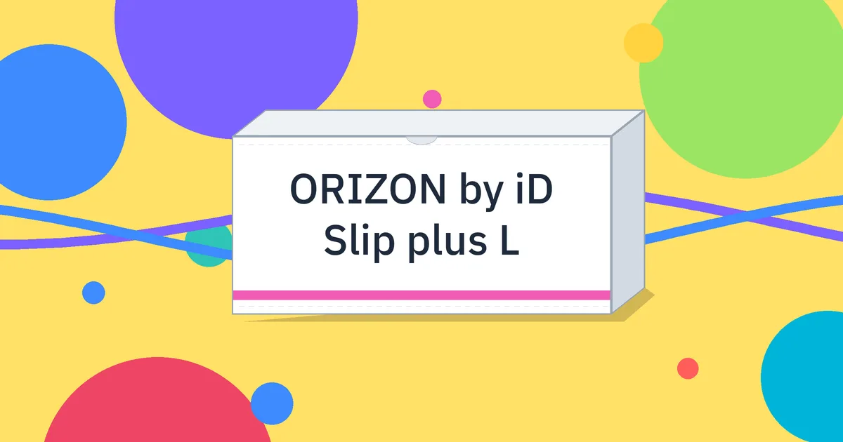Symbolbild: Packung mit der Aufschrift ORIZON by iD Slip plus L (PZN 17267871) – Verfügbarkeit und Bezug in Apotheken in Frankfurt am Main