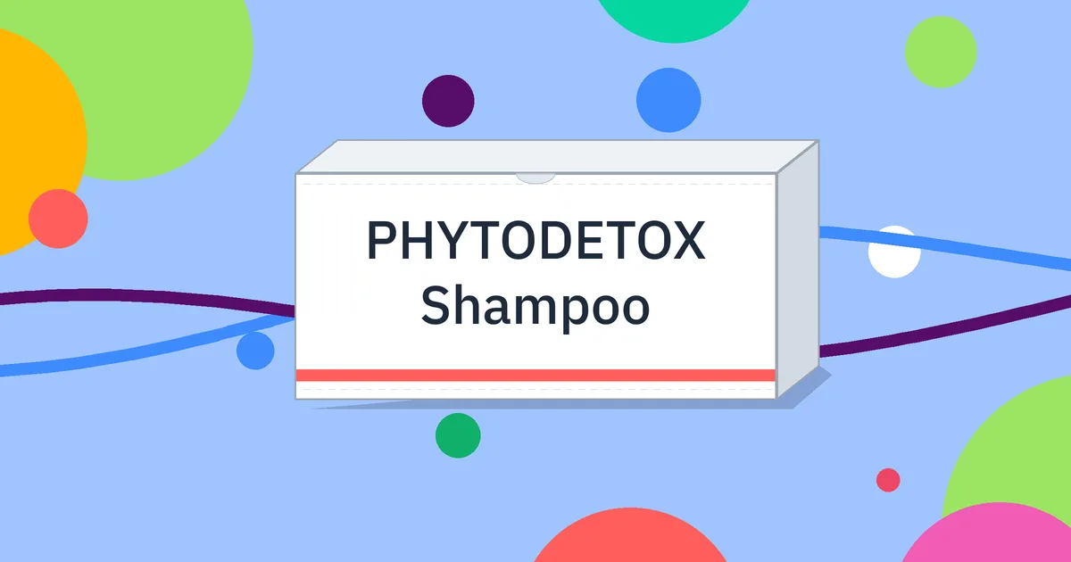 Symbolbild: Packung mit der Aufschrift PHYTODETOX Shampoo (PZN 15582315) – Verfügbarkeit und Bezug in Apotheken in Frankfurt am Main