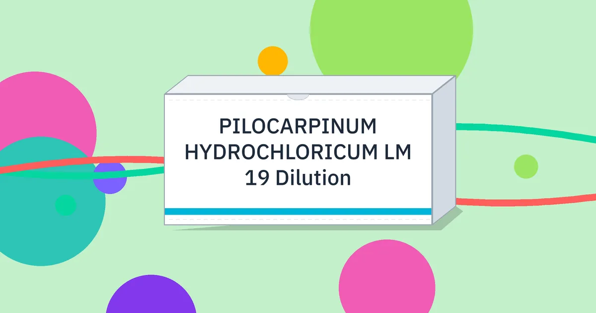 Symbolbild: Packung mit der Aufschrift PILOCARPINUM HYDROCHLORICUM LM 19 Dilution (PZN 13642131) – Verfügbarkeit und Bezug in Apotheken in Frankfurt am Main
