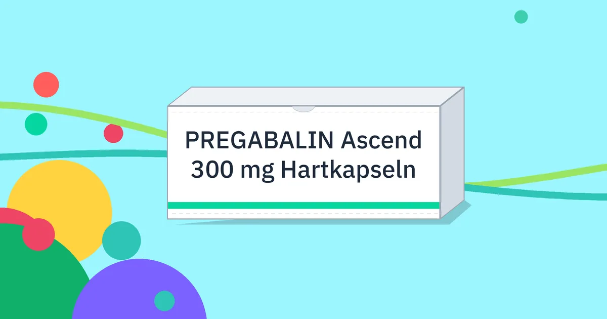 Symbolbild: Packung mit der Aufschrift PREGABALIN Ascend 300 mg Hartkapseln (PZN 16042578) – Verfügbarkeit und Bezug in Apotheken in Frankfurt am Main
