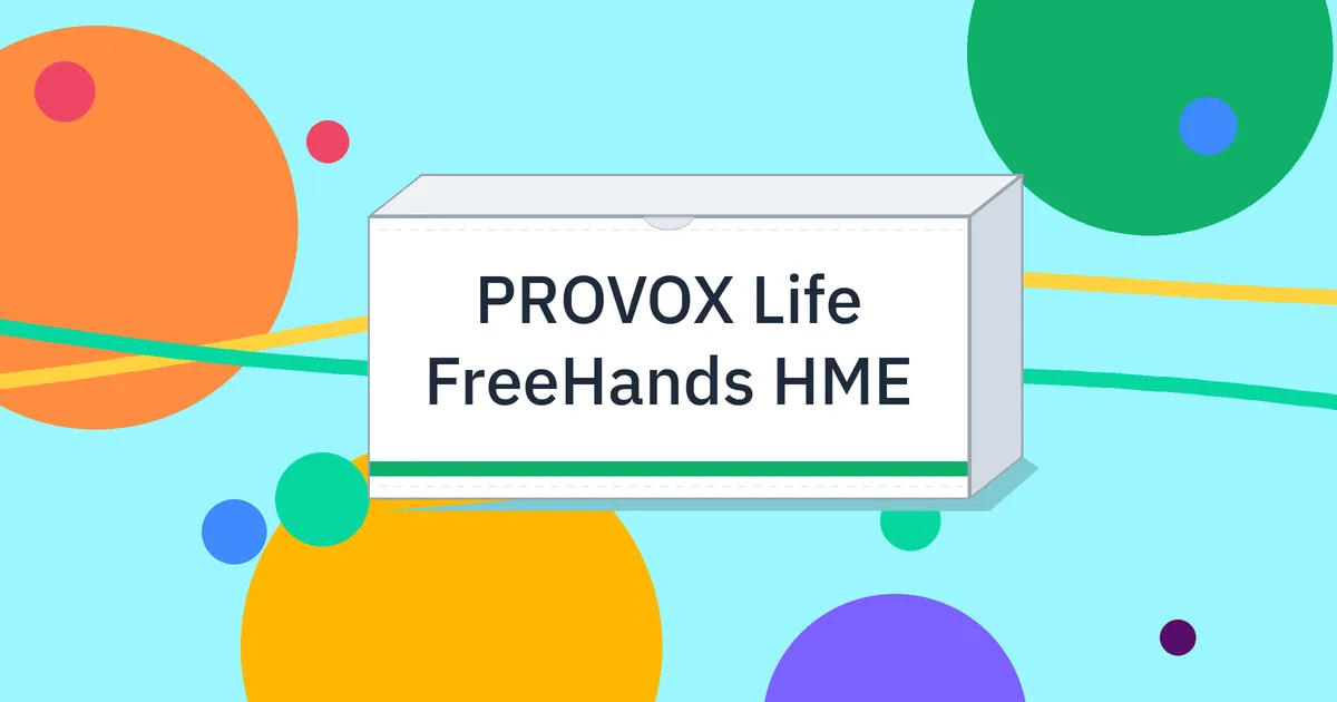 Symbolbild: Packung mit der Aufschrift PROVOX Life FreeHands HME (PZN 19625352) – Verfügbarkeit und Bezug in Apotheken in Frankfurt am Main