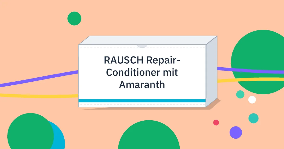 Symbolbild: Packung mit der Aufschrift RAUSCH Repair-Conditioner mit Amaranth (PZN 18742601) – Verfügbarkeit und Bezug in Apotheken in Frankfurt am Main
