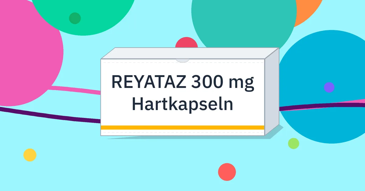 Symbolbild: Packung mit der Aufschrift REYATAZ 300 mg Hartkapseln (PZN 10170157) – Verfügbarkeit und Bezug in Apotheken in Frankfurt am Main