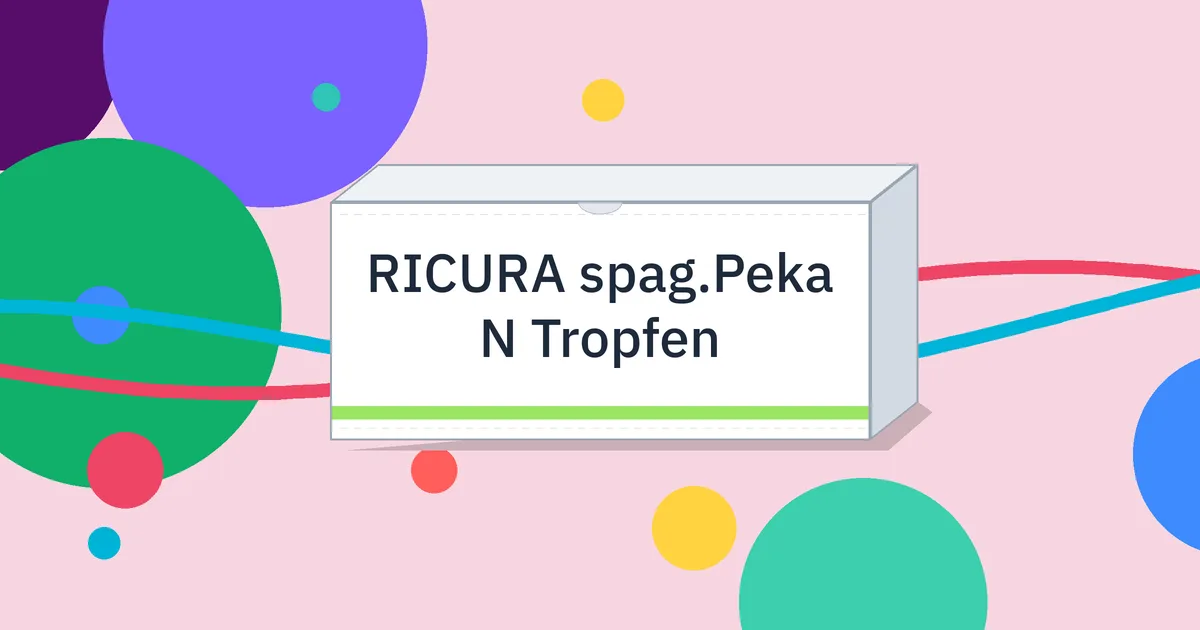Symbolbild: Packung mit der Aufschrift RICURA spag.Peka N Tropfen (PZN 09684388) – Verfügbarkeit und Bezug in Apotheken in Frankfurt am Main