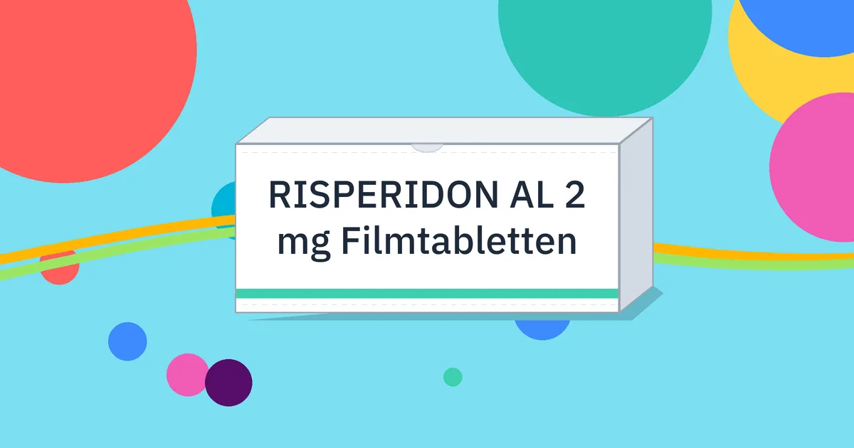 Symbolbild: Packung mit der Aufschrift RISPERIDON AL 2 mg Filmtabletten (PZN 03331312) – Verfügbarkeit und Bezug in Apotheken in Frankfurt am Main