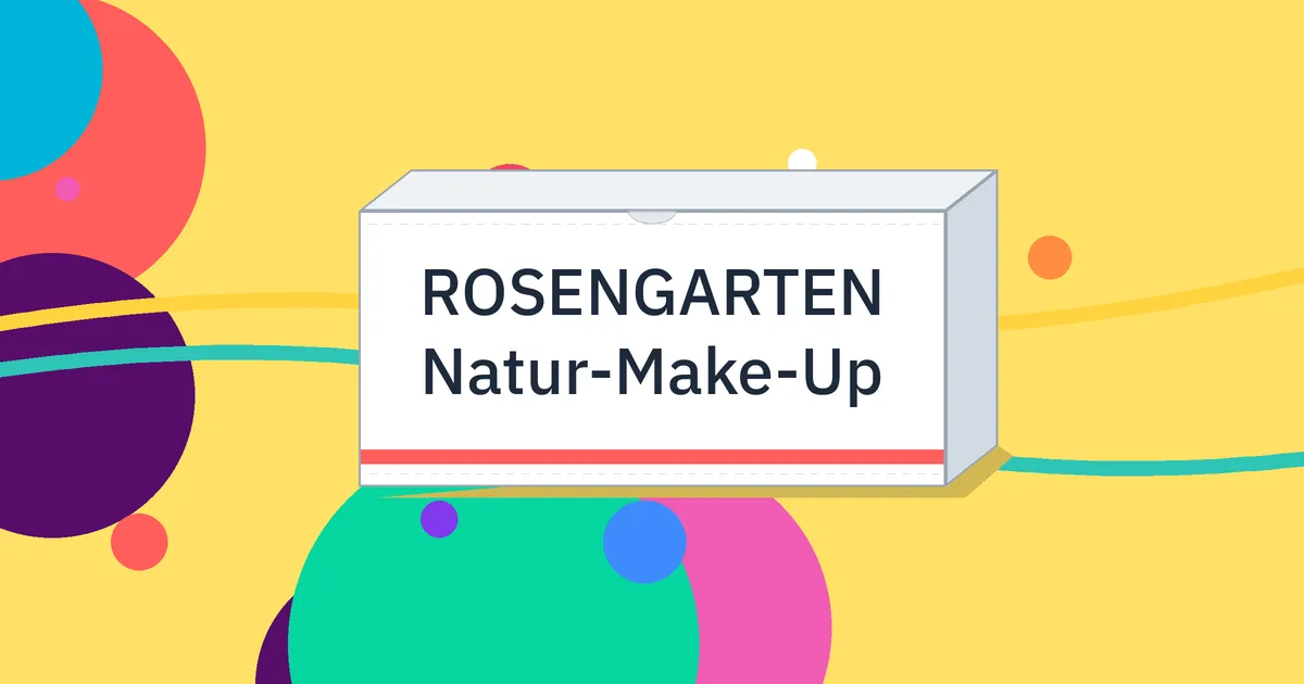 Symbolbild: Packung mit der Aufschrift ROSENGARTEN Natur-Make-Up (PZN 19943508) – Verfügbarkeit und Bezug in Apotheken in Frankfurt am Main