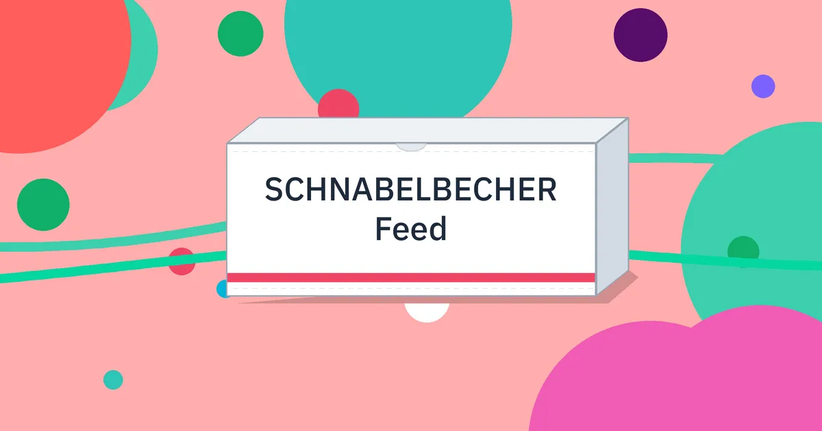 Symbolbild: Packung mit der Aufschrift SCHNABELBECHER Feed (PZN 07742928) – Verfügbarkeit und Bezug in Apotheken in Frankfurt am Main