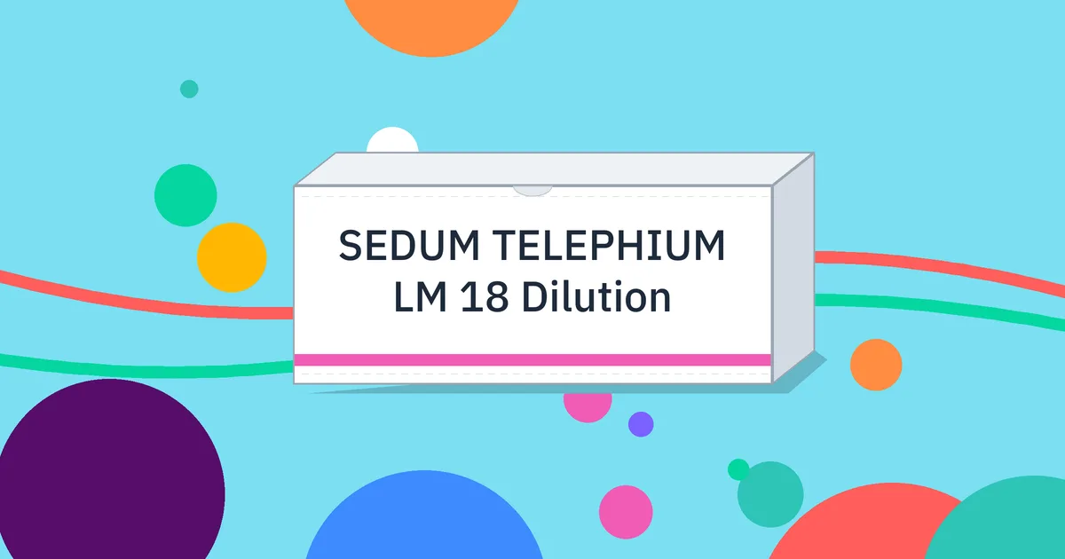 Symbolbild: Packung mit der Aufschrift SEDUM TELEPHIUM LM 18 Dilution (PZN 13693973) – Verfügbarkeit und Bezug in Apotheken in Frankfurt am Main