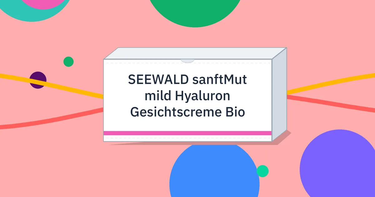 Symbolbild: Packung mit der Aufschrift SEEWALD sanftMut mild Hyaluron Gesichtscreme Bio (PZN 20686815) – Verfügbarkeit und Bezug in Apotheken in Frankfurt am Main