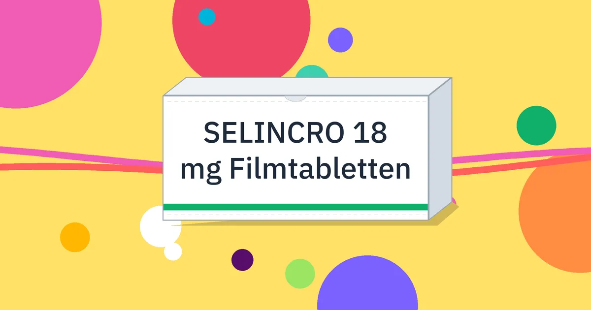 Symbolbild: Packung mit der Aufschrift SELINCRO 18 mg Filmtabletten (PZN 10109264) – Verfügbarkeit und Bezug in Apotheken in Frankfurt am Main