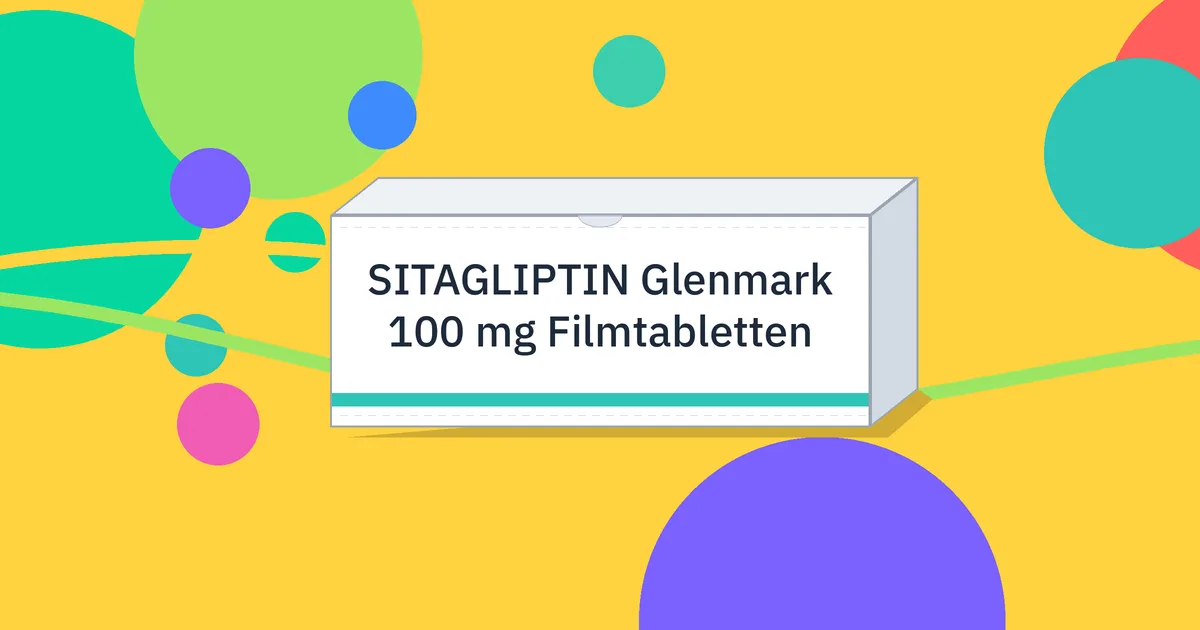 Symbolbild: Packung mit der Aufschrift SITAGLIPTIN Glenmark 100 mg Filmtabletten (PZN 17974143) – Verfügbarkeit und Bezug in Apotheken in Frankfurt am Main