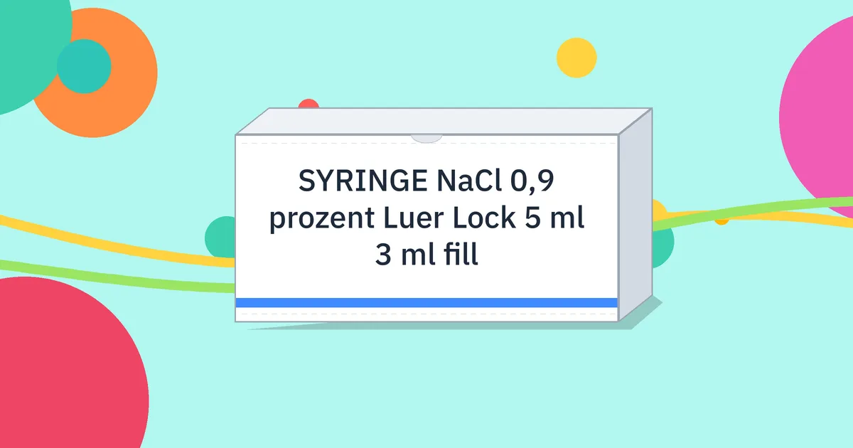 Symbolbild: Packung mit der Aufschrift SYRINGE NaCl 0,9 prozent Luer Lock 5 ml 3 ml fill (PZN 17984868) – Verfügbarkeit und Bezug in Apotheken in Frankfurt am Main