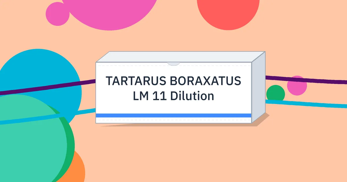 Symbolbild: Packung mit der Aufschrift TARTARUS BORAXATUS LM 11 Dilution (PZN 13214725) – Verfügbarkeit und Bezug in Apotheken in Frankfurt am Main