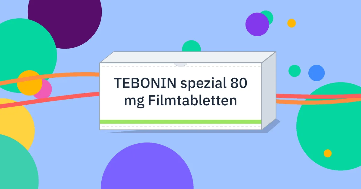 Symbolbild: Packung mit der Aufschrift TEBONIN spezial 80 mg Filmtabletten (PZN 07368364) – Verfügbarkeit und Bezug in Apotheken in Frankfurt am Main