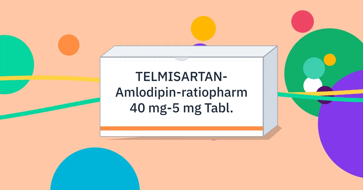 Symbolbild: Packung mit der Aufschrift TELMISARTAN-Amlodipin-ratiopharm 40 mg-5 mg Tabl. (PZN 17840483) – Verfügbarkeit und Bezug in Apotheken in Frankfurt am Main