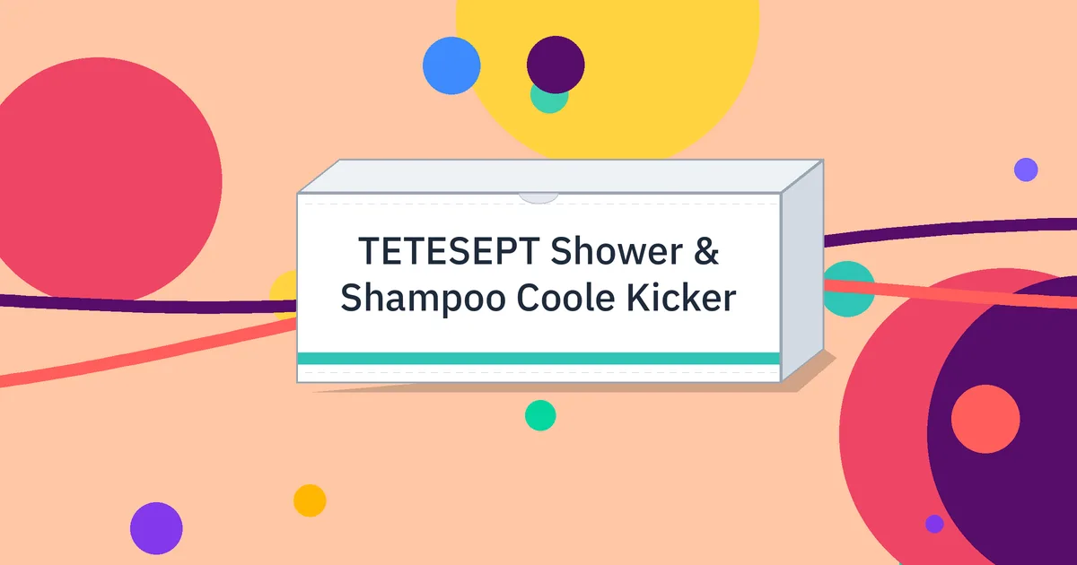 Symbolbild: Packung mit der Aufschrift TETESEPT Shower & Shampoo Coole Kicker (PZN 11346546) – Verfügbarkeit und Bezug in Apotheken in Frankfurt am Main