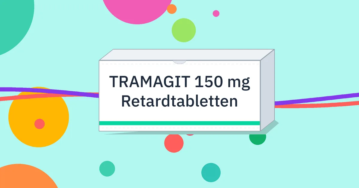 Symbolbild: Packung mit der Aufschrift TRAMAGIT 150 mg Retardtabletten (PZN 02327314) – Verfügbarkeit und Bezug in Apotheken in Frankfurt am Main