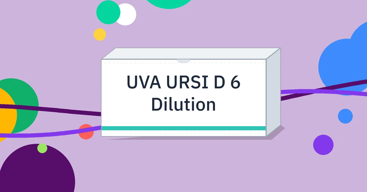 Symbolbild: Packung mit der Aufschrift UVA URSI D 6 Dilution (PZN 00002080) – Verfügbarkeit und Bezug in Apotheken in Frankfurt am Main