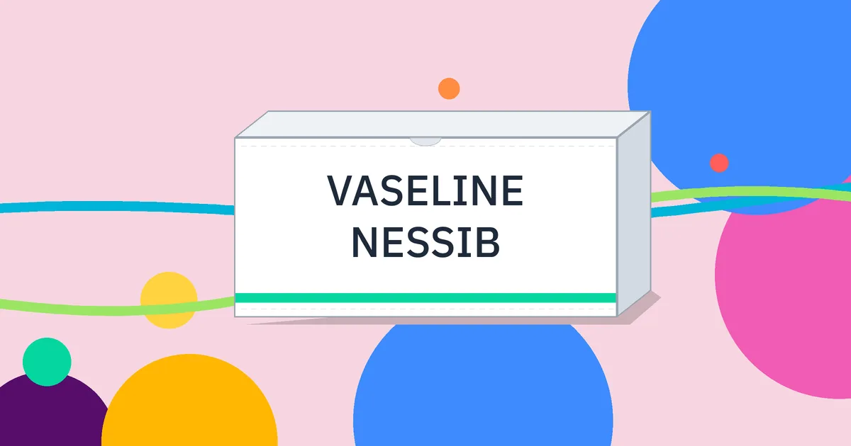 Symbolbild: Packung mit der Aufschrift VASELINE NESSIB (PZN 03137030) – Verfügbarkeit und Bezug in Apotheken in Frankfurt am Main