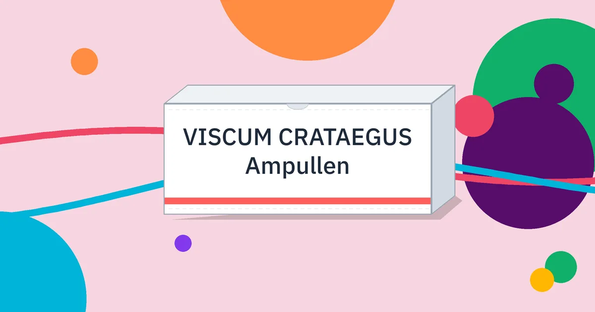 Symbolbild: Packung mit der Aufschrift VISCUM CRATAEGUS Ampullen (PZN 01752400) – Verfügbarkeit und Bezug in Apotheken in Frankfurt am Main