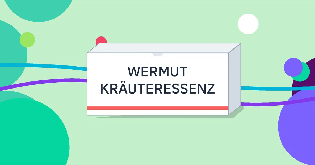 Symbolbild: Packung mit der Aufschrift WERMUT KRÄUTERESSENZ (PZN 13820064) – Verfügbarkeit und Bezug in Apotheken in Frankfurt am Main