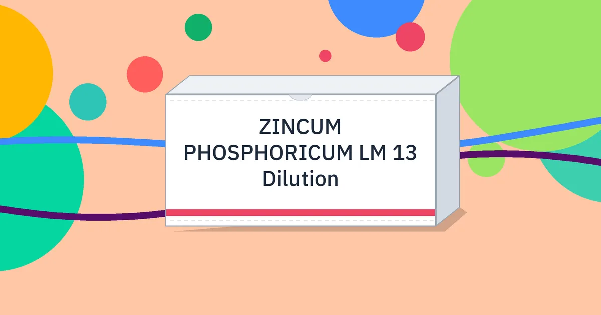 Symbolbild: Packung mit der Aufschrift ZINCUM PHOSPHORICUM LM 13 Dilution (PZN 13297415) – Verfügbarkeit und Bezug in Apotheken in Frankfurt am Main