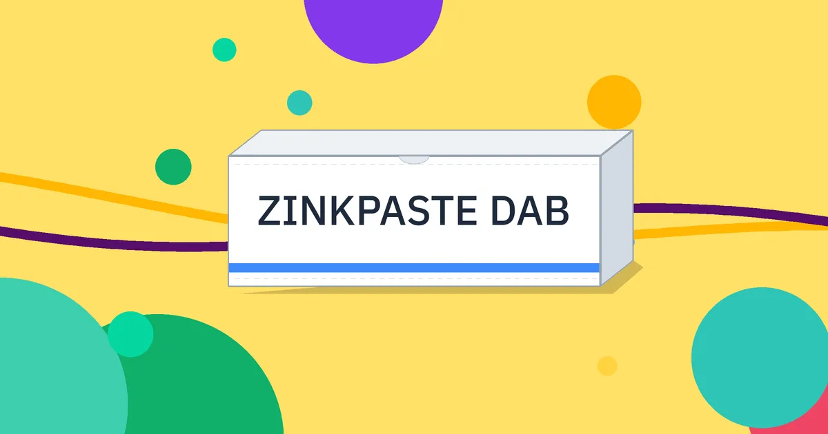 Symbolbild: Packung mit der Aufschrift ZINKPASTE DAB (PZN 07714033) – Verfügbarkeit und Bezug in Apotheken in Frankfurt am Main