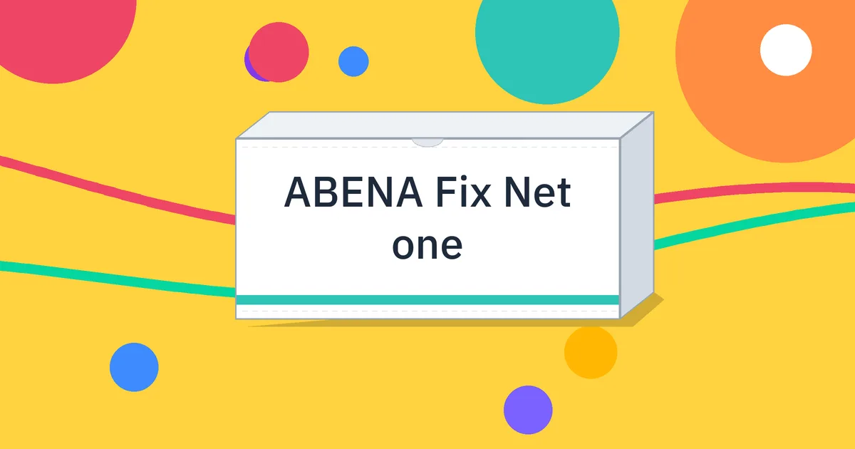Symbolbild: Packung mit der Aufschrift ABENA Fix Net one (PZN 18162453) – Verfügbarkeit und Bezug in Apotheken in Frankfurt am Main