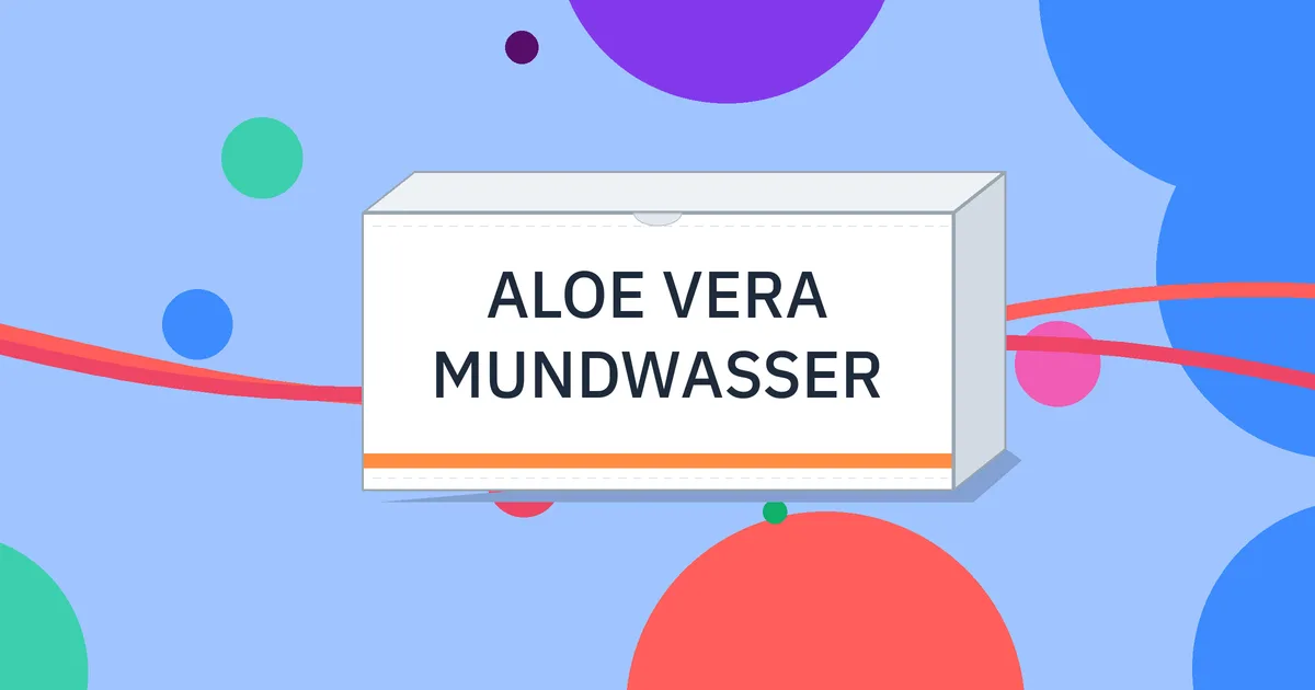 Symbolbild: Packung mit der Aufschrift ALOE VERA MUNDWASSER (PZN 09739273) – Verfügbarkeit und Bezug in Apotheken in Frankfurt am Main