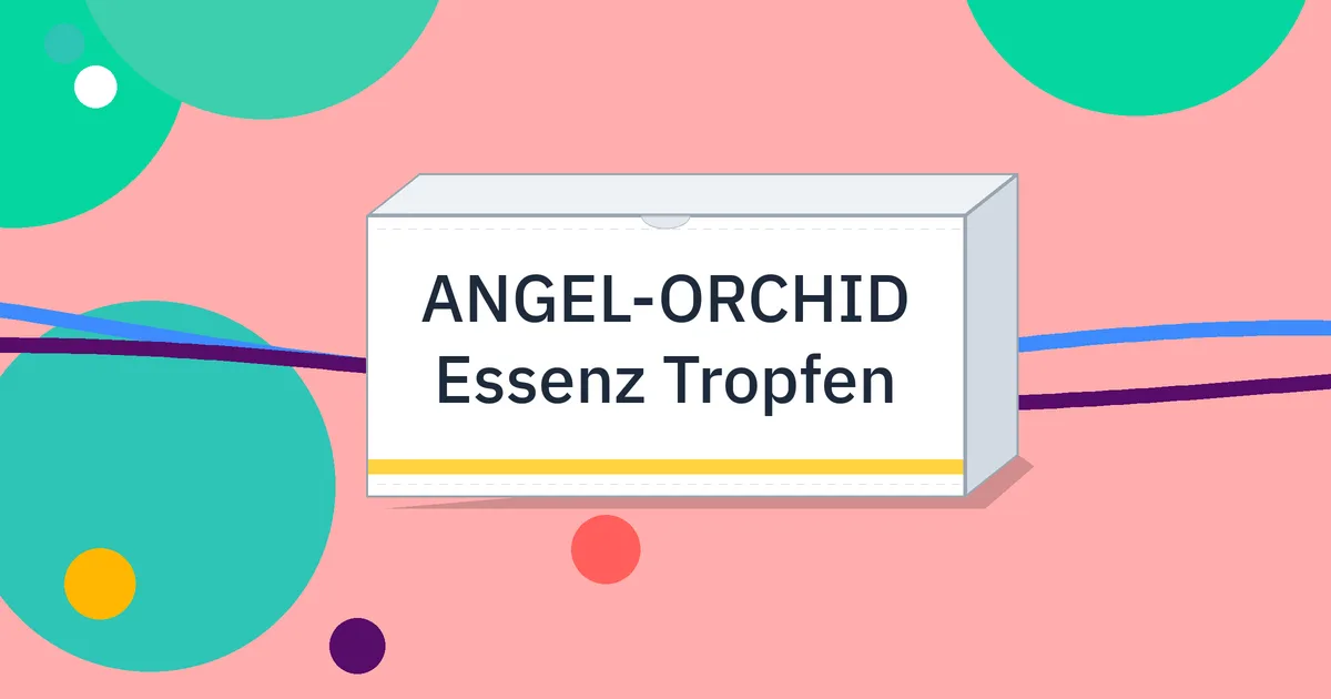 Symbolbild: Packung mit der Aufschrift ANGEL-ORCHID Essenz Tropfen (PZN 19159097) – Verfügbarkeit und Bezug in Apotheken in Frankfurt am Main