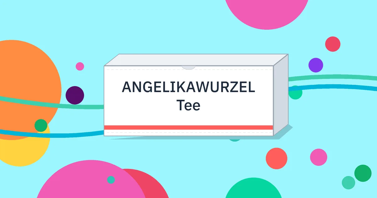 Symbolbild: Packung mit der Aufschrift ANGELIKAWURZEL Tee (PZN 10629236) – Verfügbarkeit und Bezug in Apotheken in Frankfurt am Main