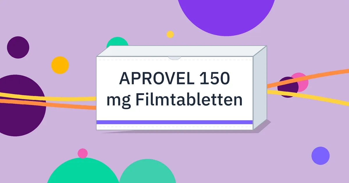 Symbolbild: Packung mit der Aufschrift APROVEL 150 mg Filmtabletten (PZN 02766249) – Verfügbarkeit und Bezug in Apotheken in Frankfurt am Main