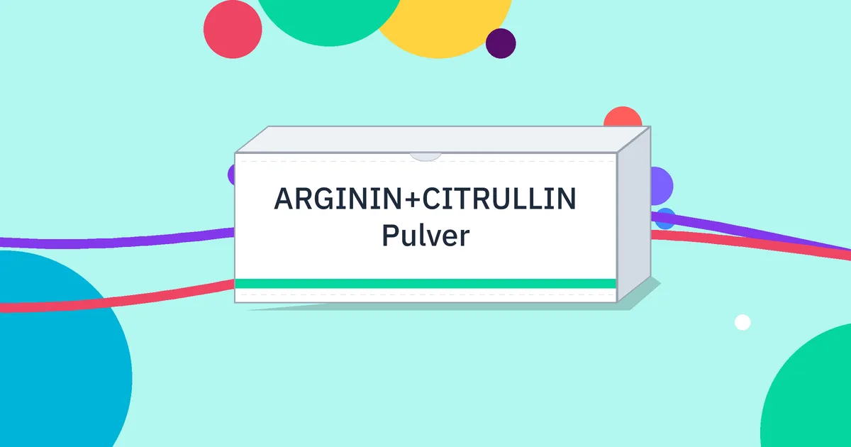 Symbolbild: Packung mit der Aufschrift ARGININ+CITRULLIN Pulver (PZN 15868514) – Verfügbarkeit und Bezug in Apotheken in Frankfurt am Main