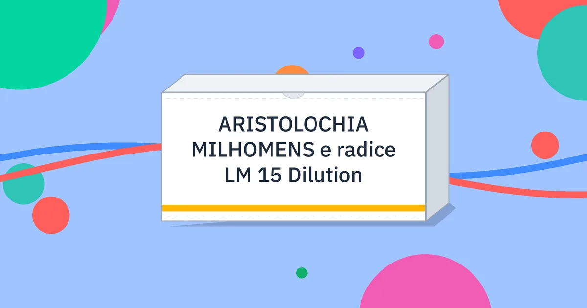 Symbolbild: Packung mit der Aufschrift ARISTOLOCHIA MILHOMENS e radice LM 15 Dilution (PZN 13392361) – Verfügbarkeit und Bezug in Apotheken in Frankfurt am Main